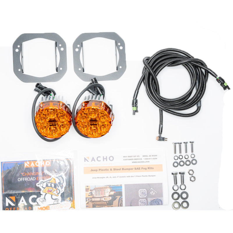 JL/JT SAE FOG KIT – Nacho Offroad Technology