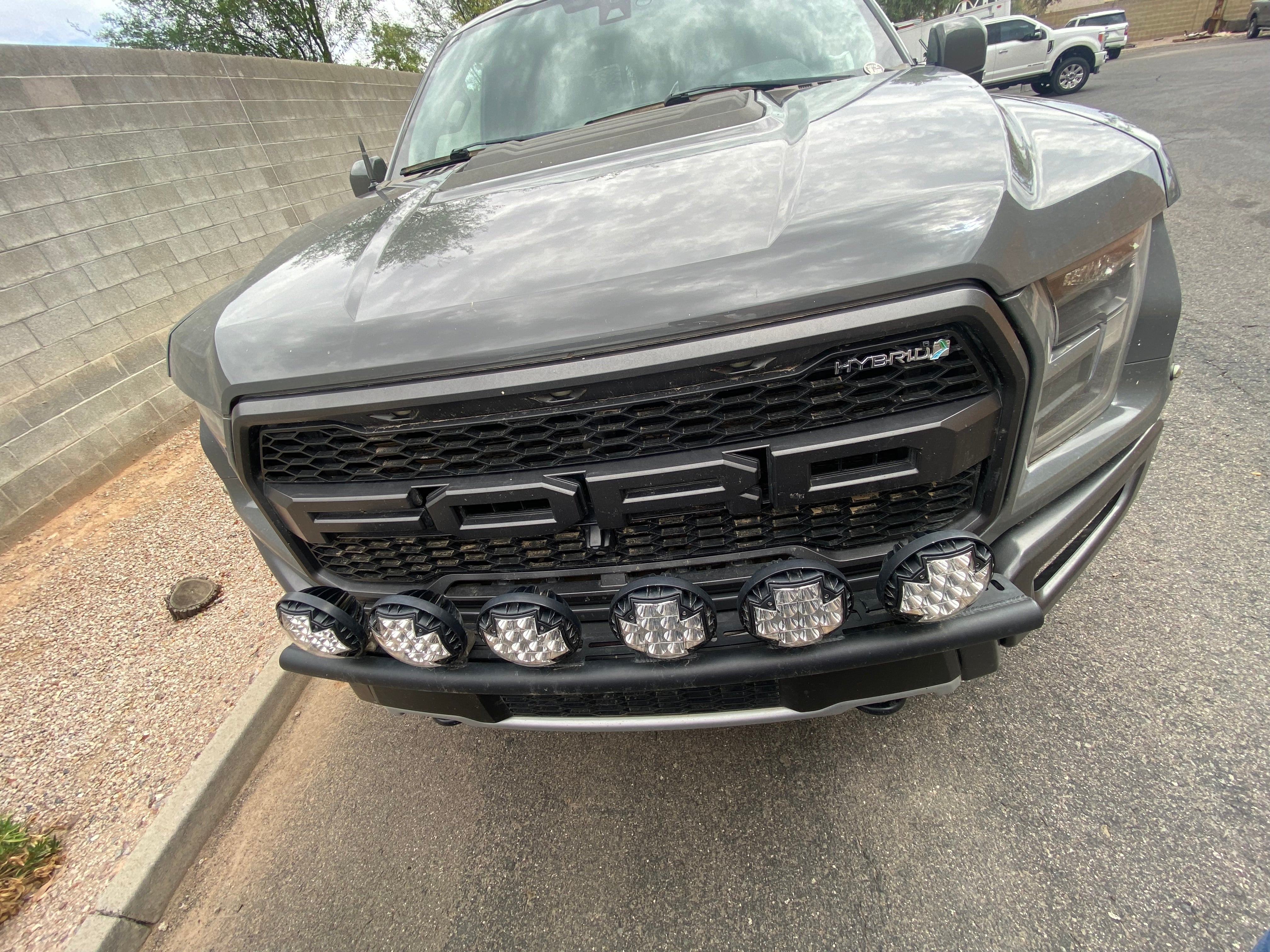 Gen 2 Raptor Front Light Mount Kit (stock bumper) - Use Any Light ...